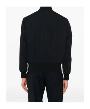 LARDINI Zip-up Bomber Jacket - Blue