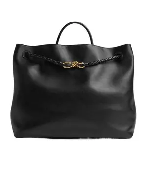 Bottega Veneta Large Andiamo Tote Bag - Black
