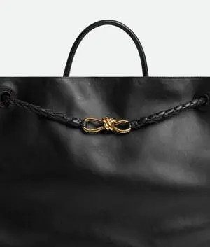 Bottega Veneta Large Andiamo Tote Bag - Black