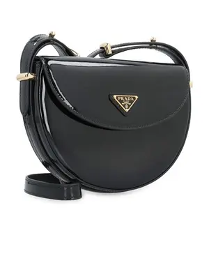 Prada Patent Leather Flap Shoulder Bag