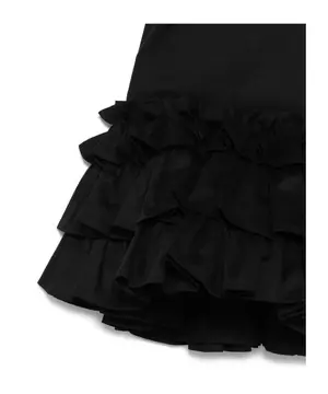 DOUUOD Ruffled Hem Dress