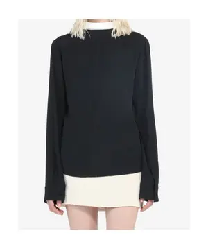 N.21 High-neck Ruffle Top