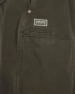 Kenzo Double Knee Washed Cotton Pants