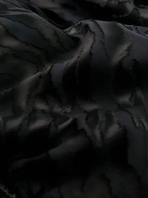 Saint Laurent Zebra Print Sheer Mini Dress