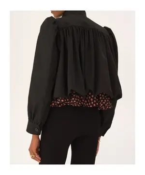 Chloé Cropped Jacket With Gathered Detail