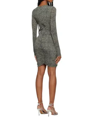 Isabel Marant Étoile Cut-out Ruched Mini Dress - Black
