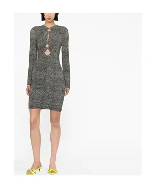 Isabel Marant Étoile Cut-out Ruched Mini Dress - Black
