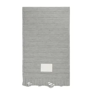 MAISON MARGIELA Knitted Scarf - Gray