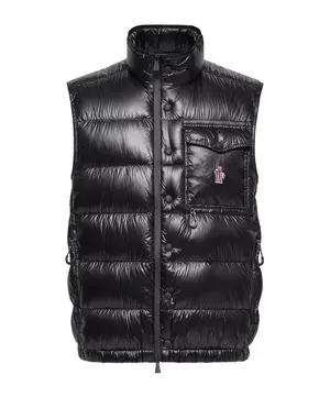 Moncler Uychi Packable Down Gilet - Black