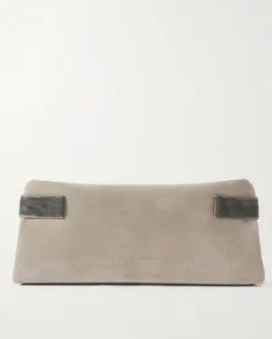 Brunello Cucinelli Geometric Clutch Bag