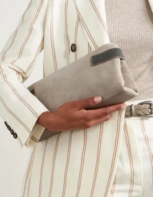Brunello Cucinelli Geometric Clutch Bag