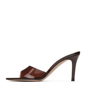 GIANVITO ROSSI Elle Heeled Sandals - Brown