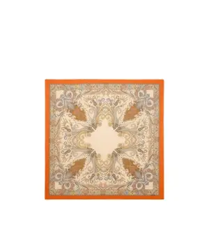 ETRO Etro Floral Paisley Pattern Frayed Scarf