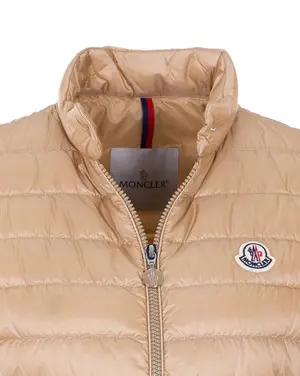 Moncler Igens Zip-up Padded Gilet - Sand Beige