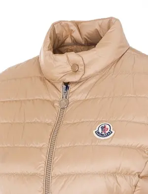 Moncler Igens Zip-up Padded Gilet - Sand Beige
