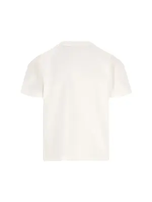 Burberry Knight Stamp Crewneck T-shirt - Chalk