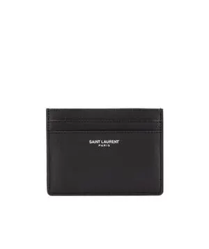 Saint Laurent Credit Card Case - Black