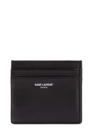 Saint Laurent Credit Card Case - Black