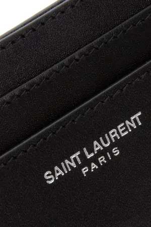 Saint Laurent Credit Card Case - Black
