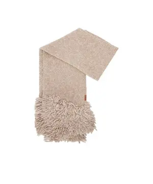 Loewe Scarf In Alpaca Blend - Beige
