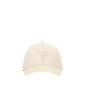 TOM FORD Embroidered Logo Baseball Cap - White