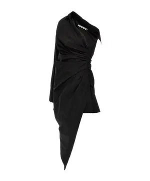 Alexander Wang Asymmetrical Shirt Dress - Black