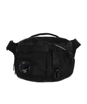 C.P. COMPANY Zip Pocket Shoulder Bag - Black
