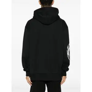 Y3 Floral Print Drawstring Hoodie