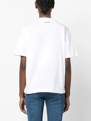 Dsquared2 Embellished Heart Crewneck T-shirt - White