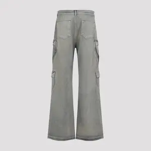 Rick Owens Cargo Detailed Straight-leg Jeans