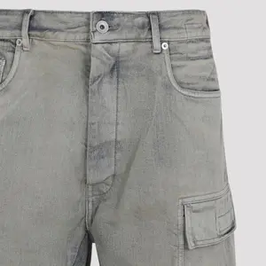 Rick Owens Cargo Detailed Straight-leg Jeans