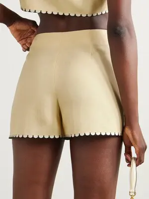 Valentino Garavani Embroidered Shorts - Birch