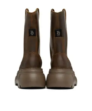 R13 Round Toe Ankle Boots