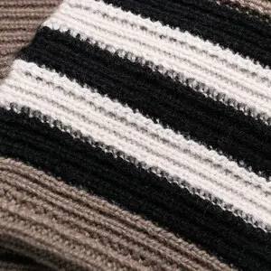 Burberry Cashmere Jumper With Striped Edging