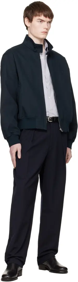 A.p.c. Stand Collar Zip-up Jacket - Black