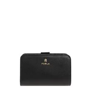 Furla Logo-plaque Zipped Wallet - Black