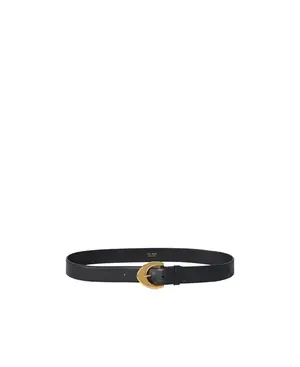 THE ROW Arrow Needle Buckle Belt - Black