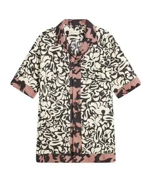 Dries Van Noten Carltone Patterned Shirt - Black