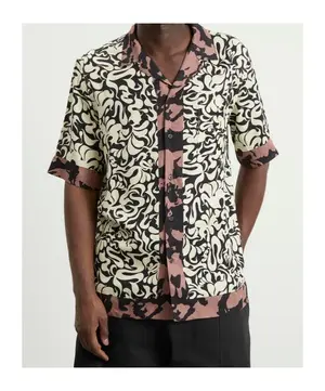 Dries Van Noten Carltone Patterned Shirt - Black