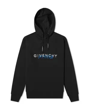 Givenchy Logo Print Cotton Hoodie