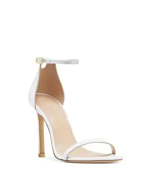 STUART WEITZMAN Nudistsong Sandals - White