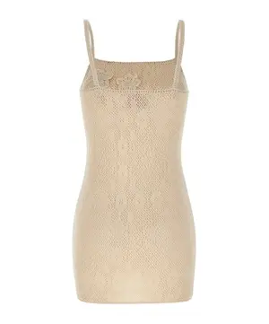 MC2 SAINT BARTH Artie Crochet Knitted Dress