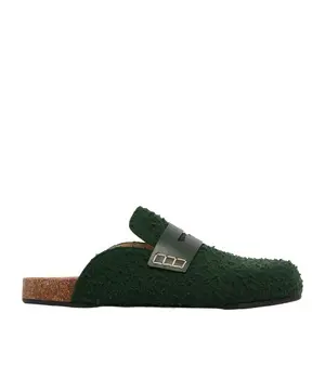 J.W.ANDERSON Felt Mules - Pine