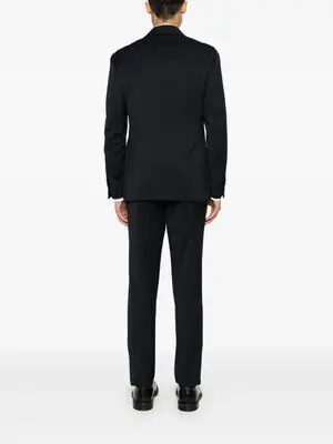 LARDINI Twill Tapered Suits - Blue
