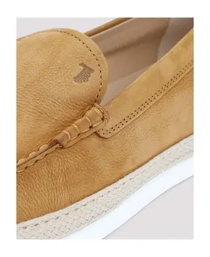 TOD'S Embossed Logo Slip-on Loafers - No
