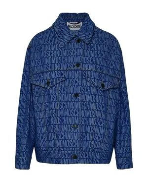 Moschino Monogram Print Denim Jacket