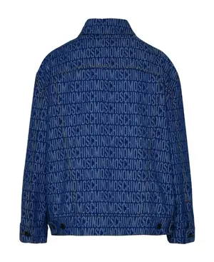 Moschino Monogram Print Denim Jacket