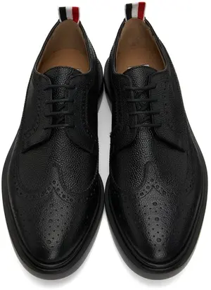 Thom Browne Longwing Almond-toe Derby Shoes