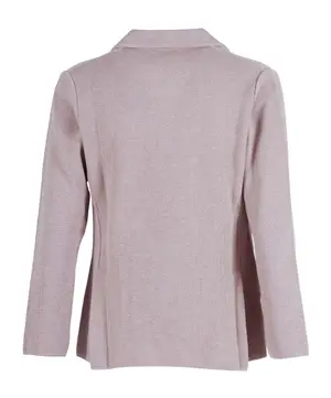 LARDINI Double-breasted Long-sleeved Blazer - Gray