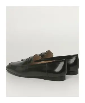 FABIO RUSCONI Logo Round-head Loafers